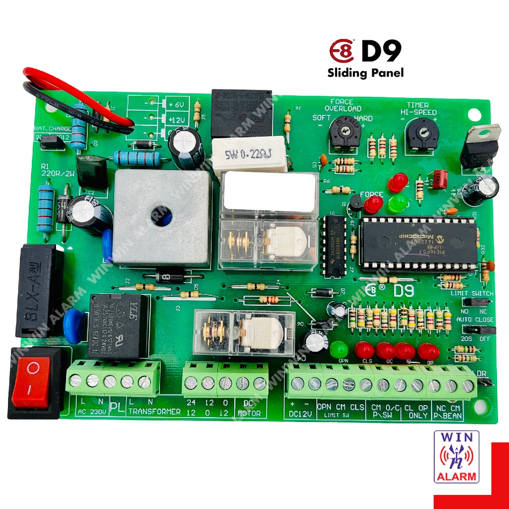 D9 Autogate Dc Sliding Control Panel Board Shopee Malaysia