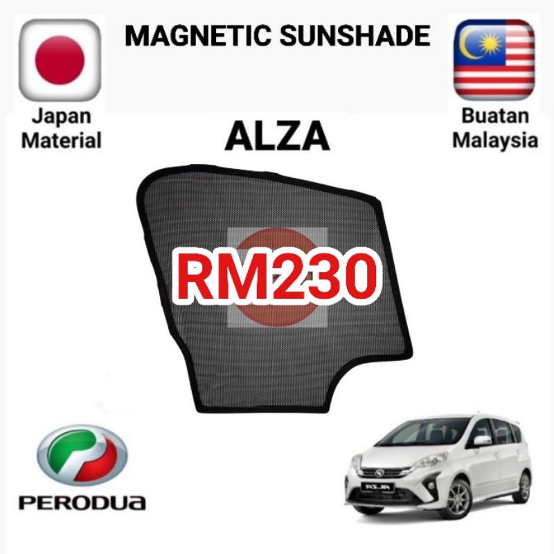 Perodua Alza Premium Magnetic Sunshade (2/6 pcs) | Shopee Malaysia