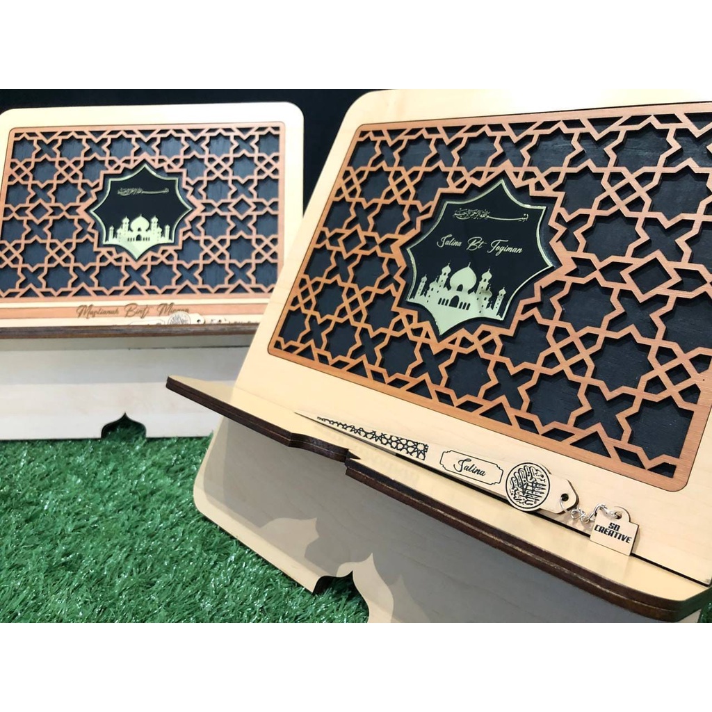 FREE PENANDA QURAN-REHAL KAYU CUSTOM NAMA | Shopee Malaysia