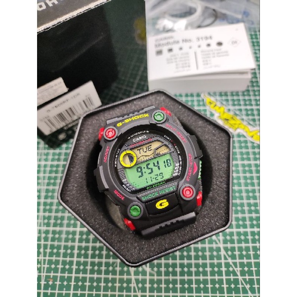 [ORIGINAL] G-SHOCK G-7900RF-1 RASTA MAT MOTO RASTA G7900RF G7900 ...