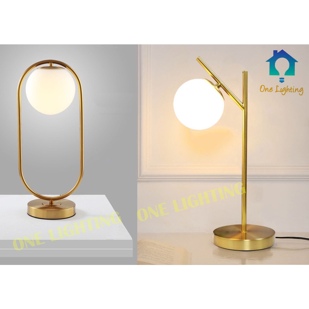 Luxury & Modern LED Table Lamp Gift Wedding Lampu Meja Bedside Table ...