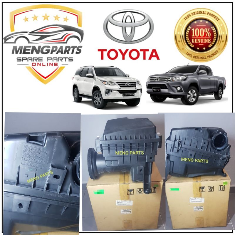 ORIGINAL TOYOTA FORTUNER & HILUX REVO 2017Y- 2022Y AIR FILTER HOUSING ...