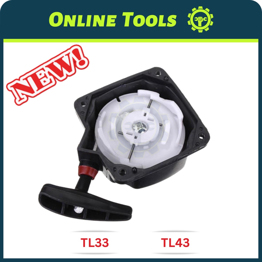 Recoil Starter Mesin Rumput TL33 TL43 BG520 / Recoil Starter Earth ...