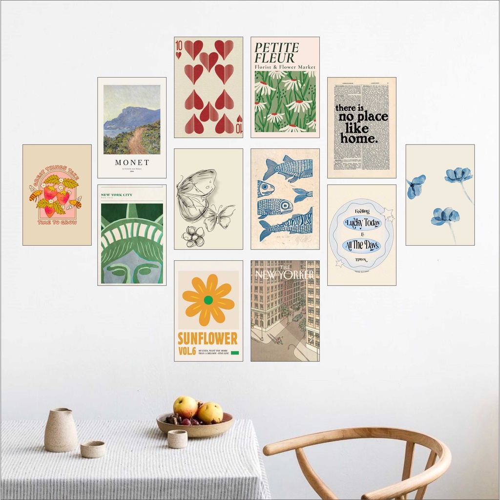 Earth TONE AESTHETIC POSTER | Shopee Malaysia