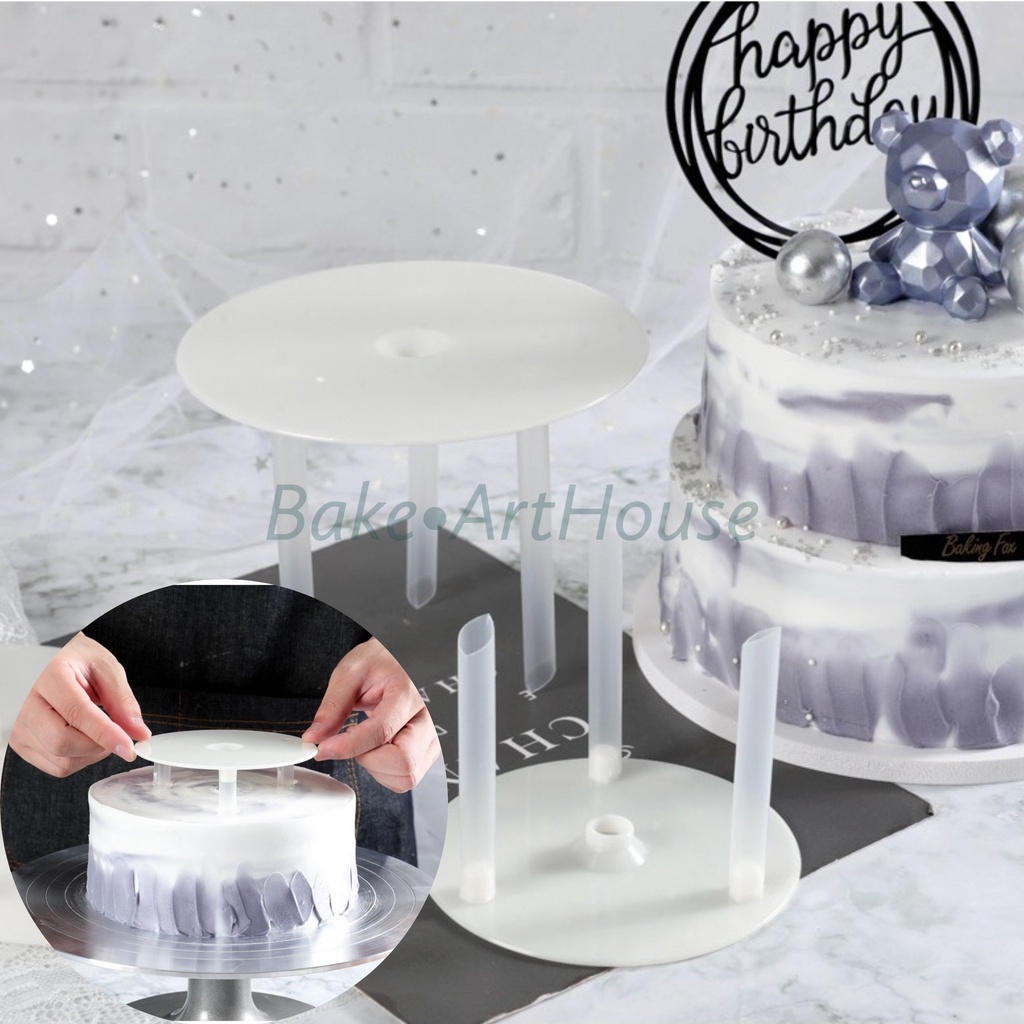 【READY STOCK】Multilayer Cake Pillar Piling Support Cake Frame Stand ...