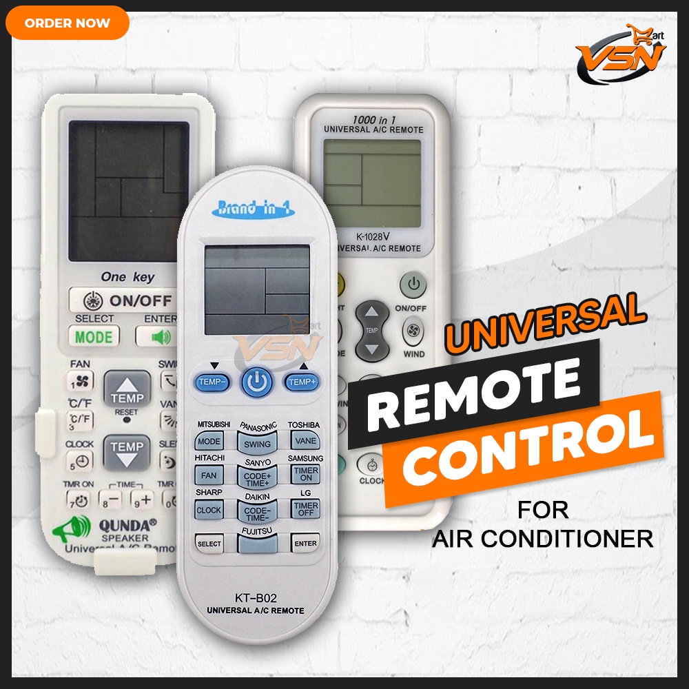 Universal Remote Control Aircond FOR Daikin Panasonic York Acson ...