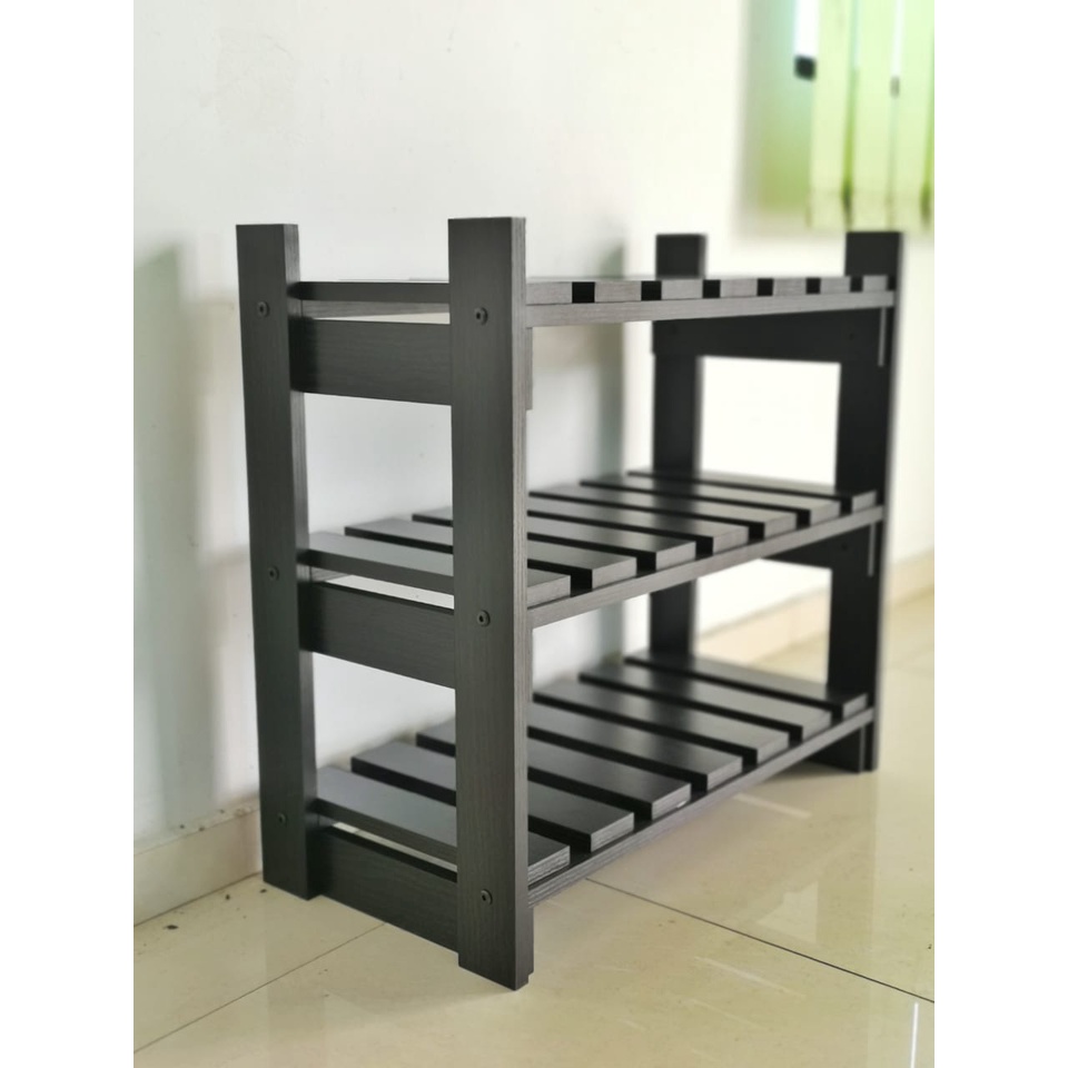 LeQu Shoes Rack Multipurpose-layered Open Style Rack /LeQu Rak ...