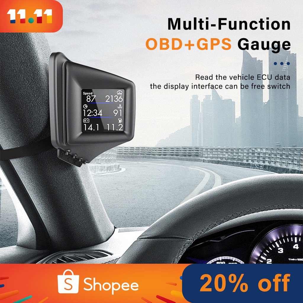 A401 Auto HUD GPS OBD System Head Up Display Car Gauge Projector ...