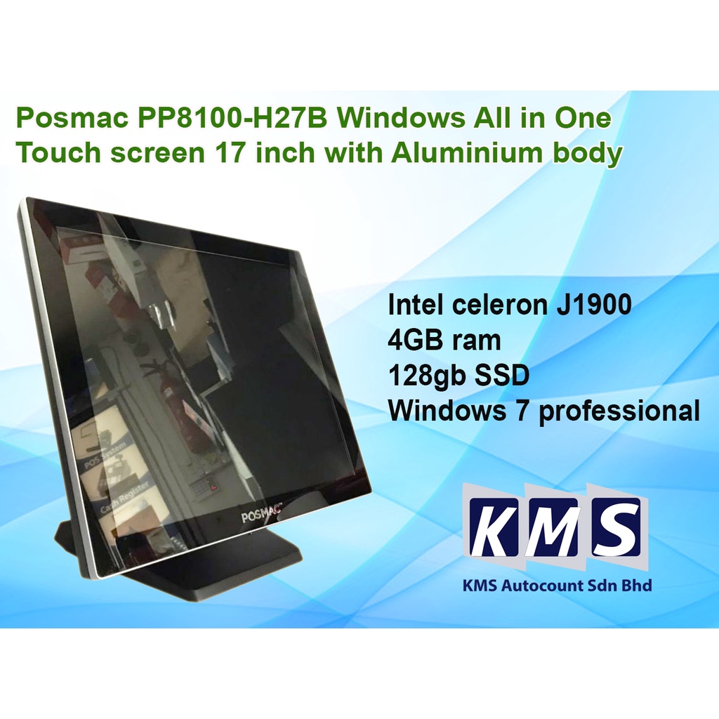 Posmac PP8100-H27B Windows All in One touch screen 17 inch with ...