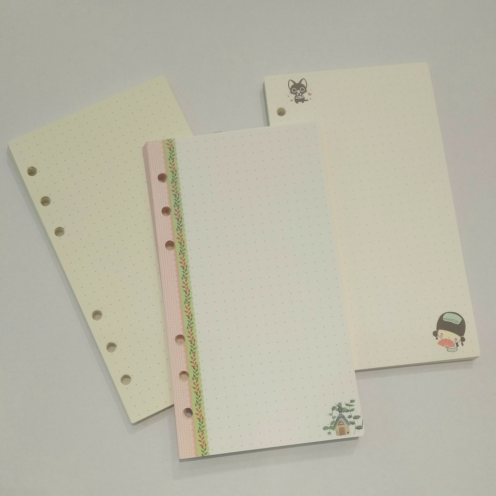 A6 Refillable Planner (6 Ring) Inner Dot | Shopee Malaysia