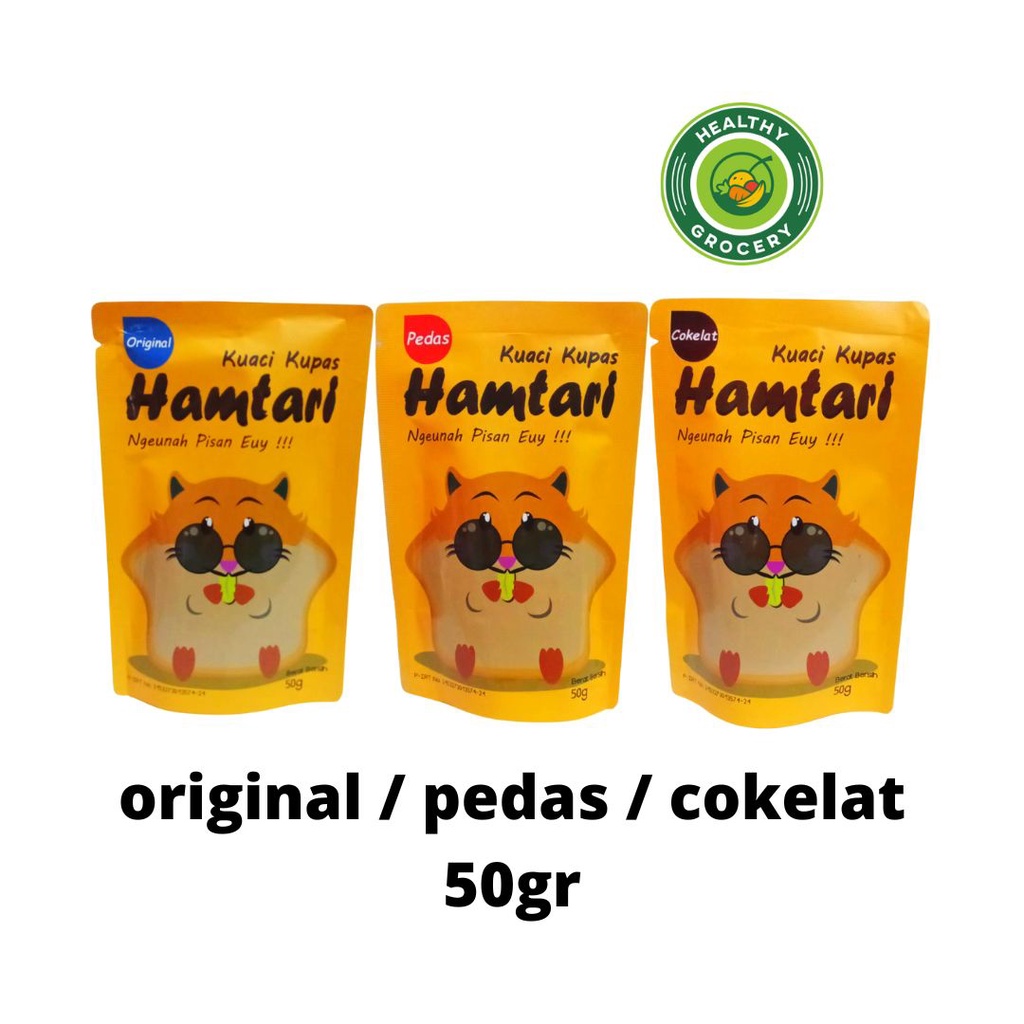 Hamtari Kuaci Peeled Chocolate/Original/Spicy 50gr | Shopee Malaysia