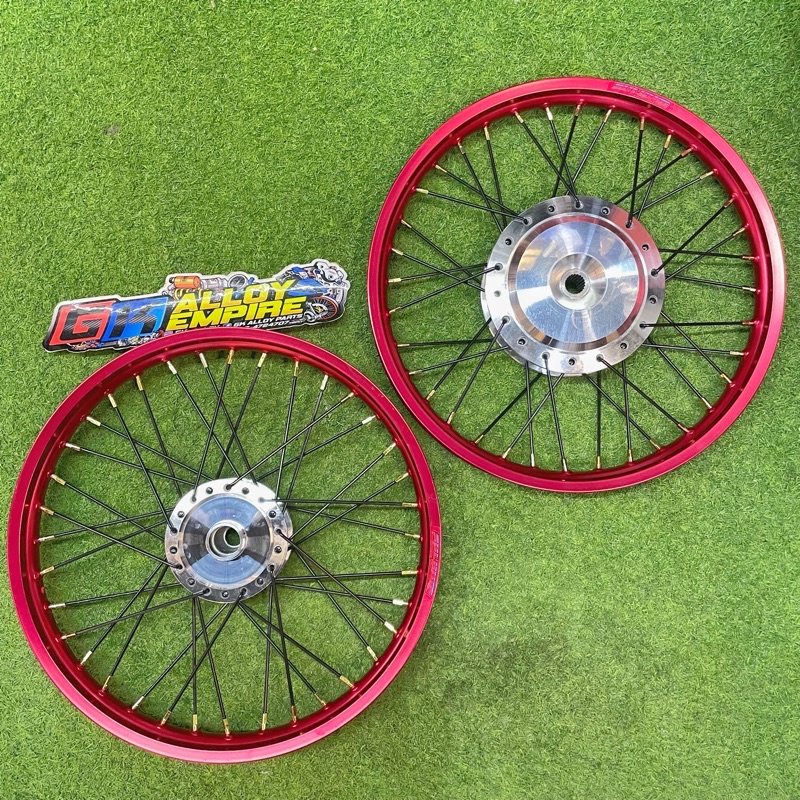 RIM ALLOY 17 x 1.40 + HUB CHROM PNP MOTOR SCOOTER HONDA ICON, CLICK ...