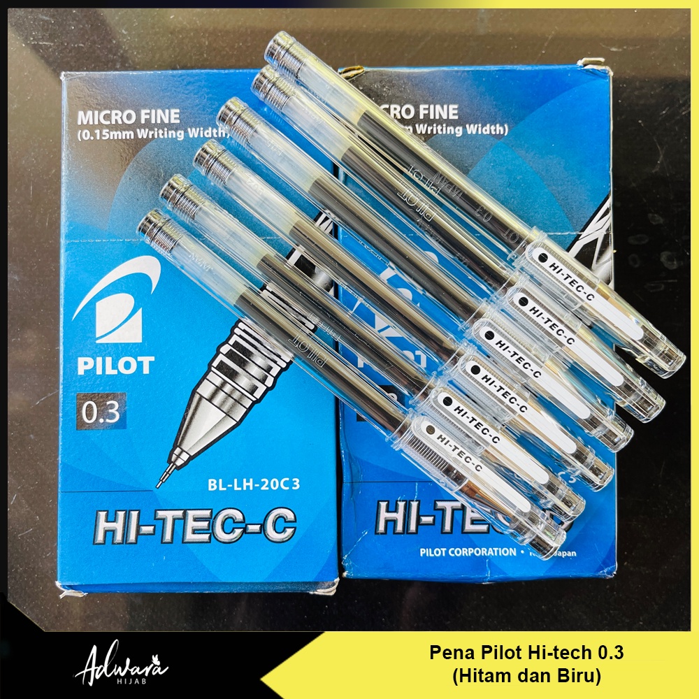 1 PCS Pilot Hi-tech 0.3 Black Ink Pen (Retail Per Pen) | Shopee Malaysia