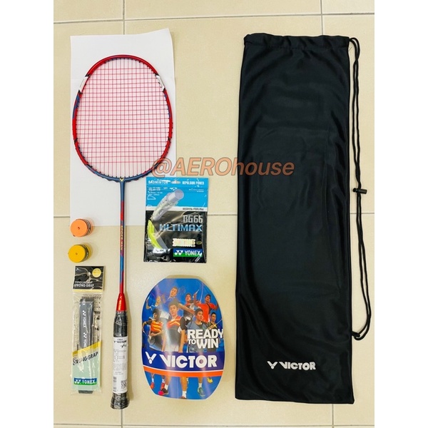 VICTOR SPIDERMAN BADMINTON RACKET 4UG5 (MAX 28 LBS ) | Shopee Malaysia