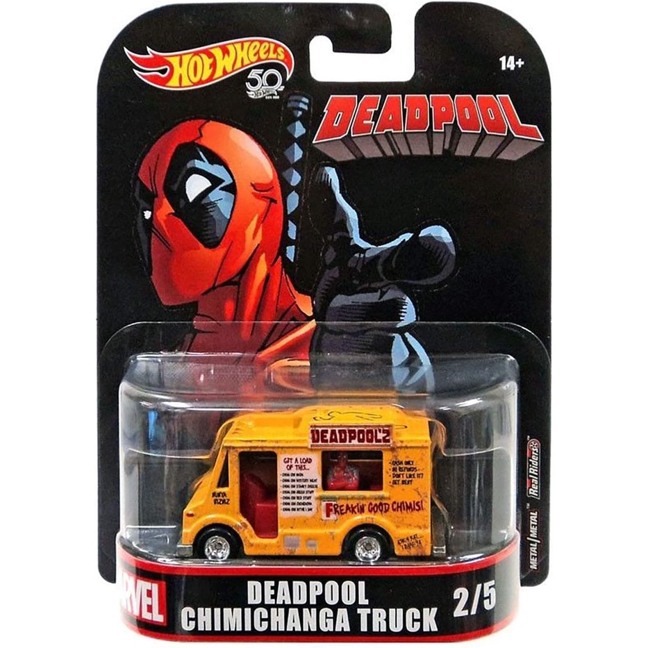 Hot Wheels 2018 Replica Entertainment Deadpool - Deadpool Chimichanga ...