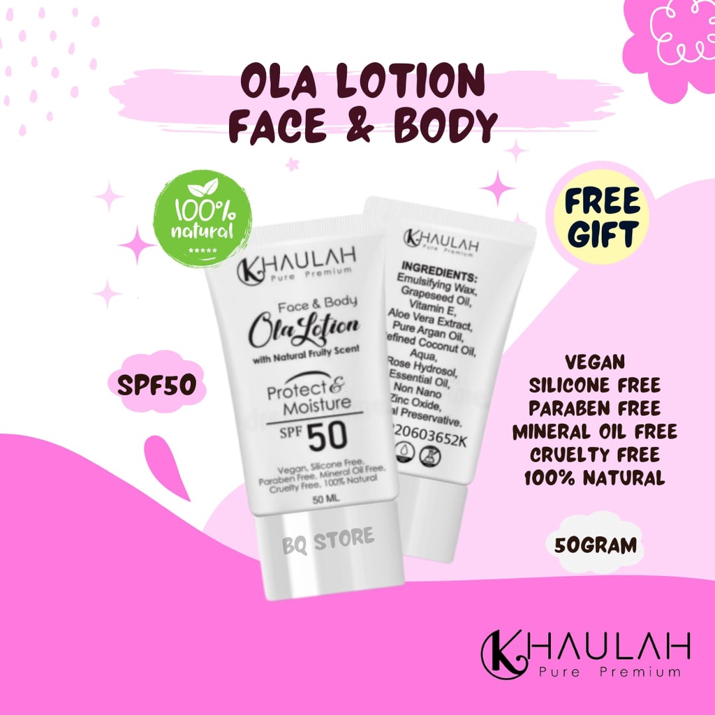 KHAULAH | OLA LOTION FACE & BODY | BODY LOTION | KHAULAH OLA LOTION ...