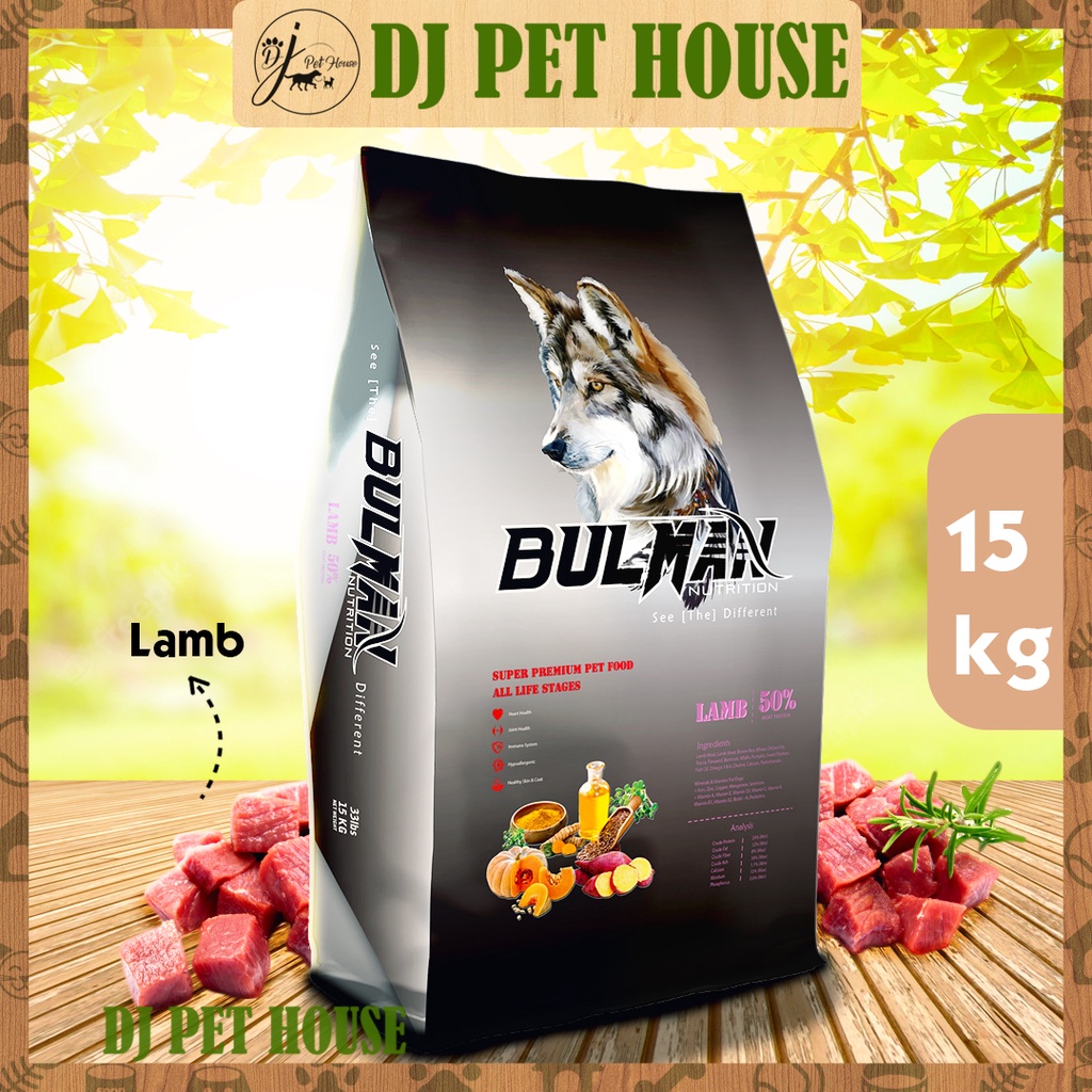 BULMAN Nutrition All Life Stage Dog Food Lamb 15kg Makanan Anjing / 狗粮 ...