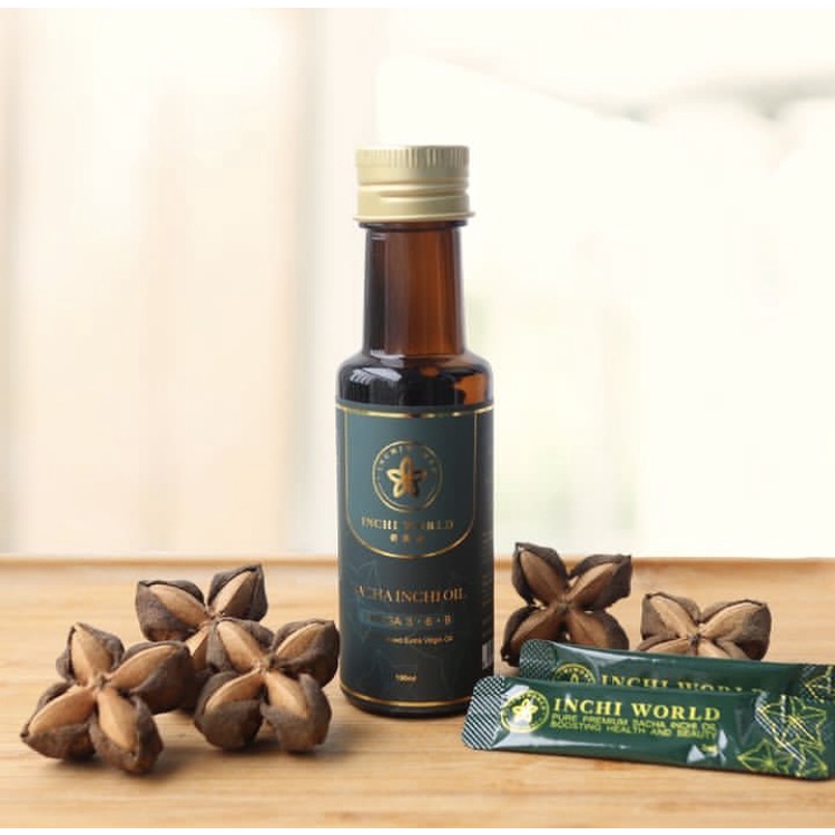 Inchi World, Organic Extra-Virgin Sacha Inchi Oil 100mL (HALAL ...