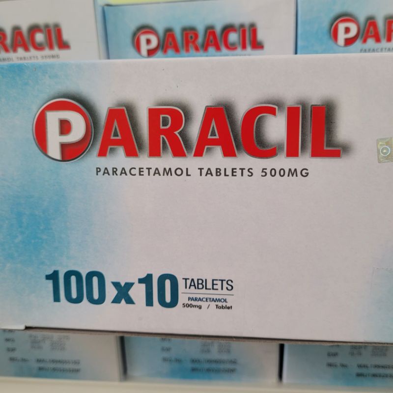 PARACIL 500mg (100x10's) x 1BOX | Shopee Malaysia