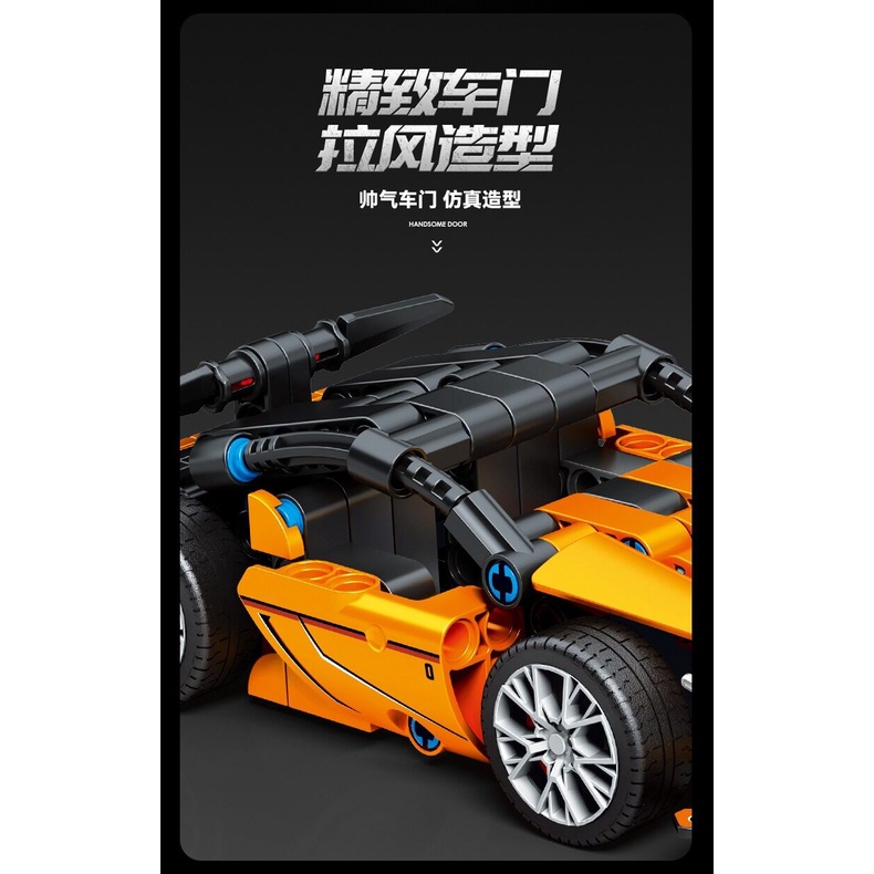 Sembo 7000 - 7003 (4 IN 1) Famous Sports Car Mini Cute Racing Transport ...