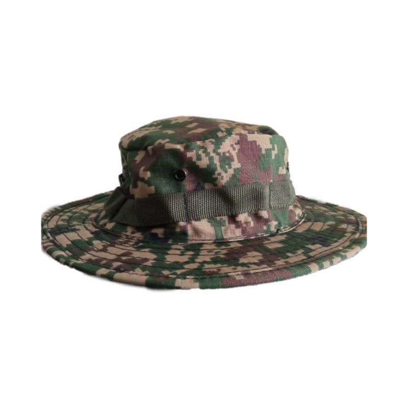 EADY STOCK Topi Hutan ATM Boonie Hat Loreng Camo Camouflage Jungle Hat ...