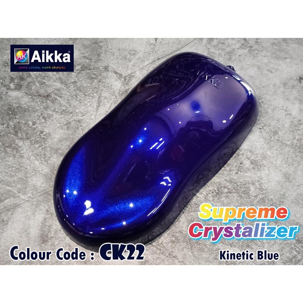 AIKKA CK22 Kinetic Blue Supreme Crystalizer 2K CAR PAINT Cat Kereta ...