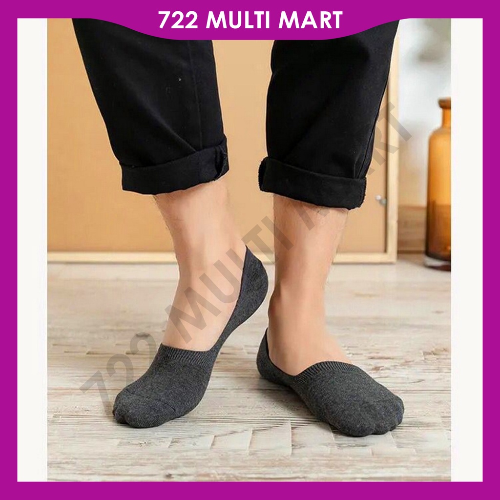Invisible Men Socks Anti Slip Silicone Low Cut Socks No Show Sock Non ...