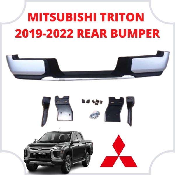 MITSUBISHI TRITON 2019-2022 REAR OEM BUMPER REAR BUMPER BELAKANG ...