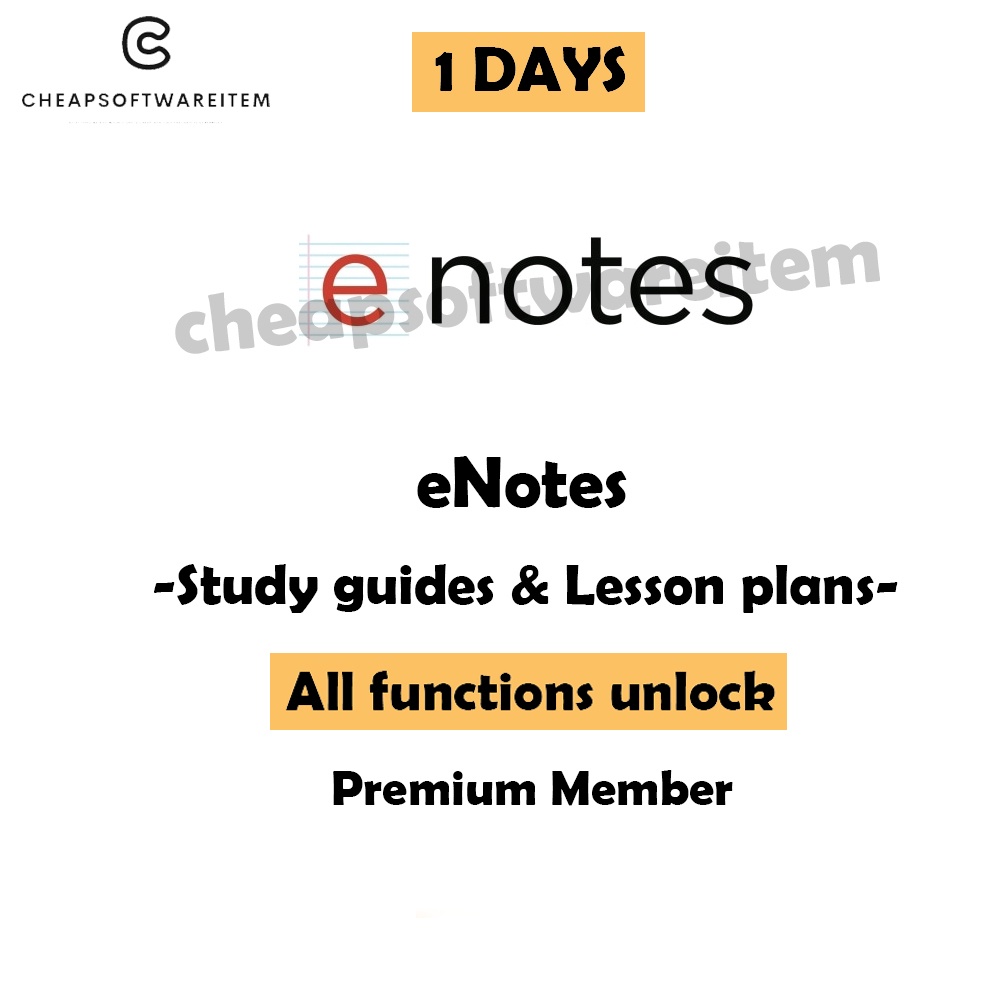 eNotes | Account, Student Account eNotes Study Guides (1 Days Premium ...
