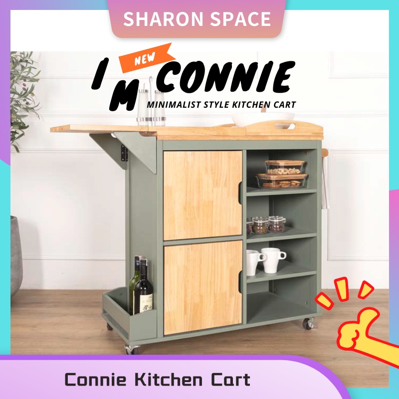 [SALES] CONNIE Kitchen Cart / Kitchen Trolley / Kitchen Island / Troli ...