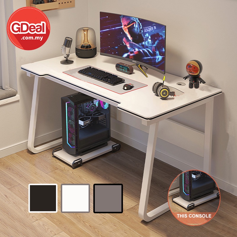 GDeal 100CM Computer Desktop Table Student Gamer Live Streamer Gaming ...