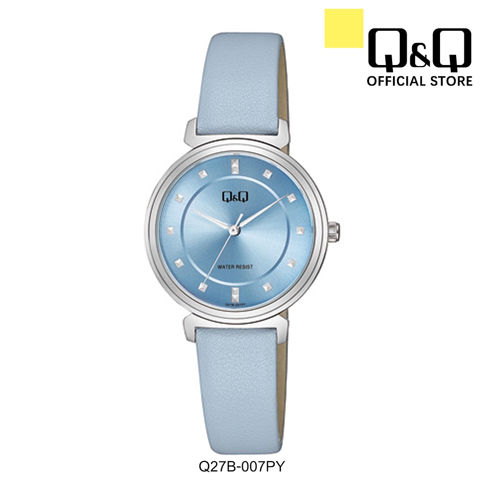 Q&Q Japan by Citizen Ladies Leather Analogue Watch Q27B | Shopee Malaysia