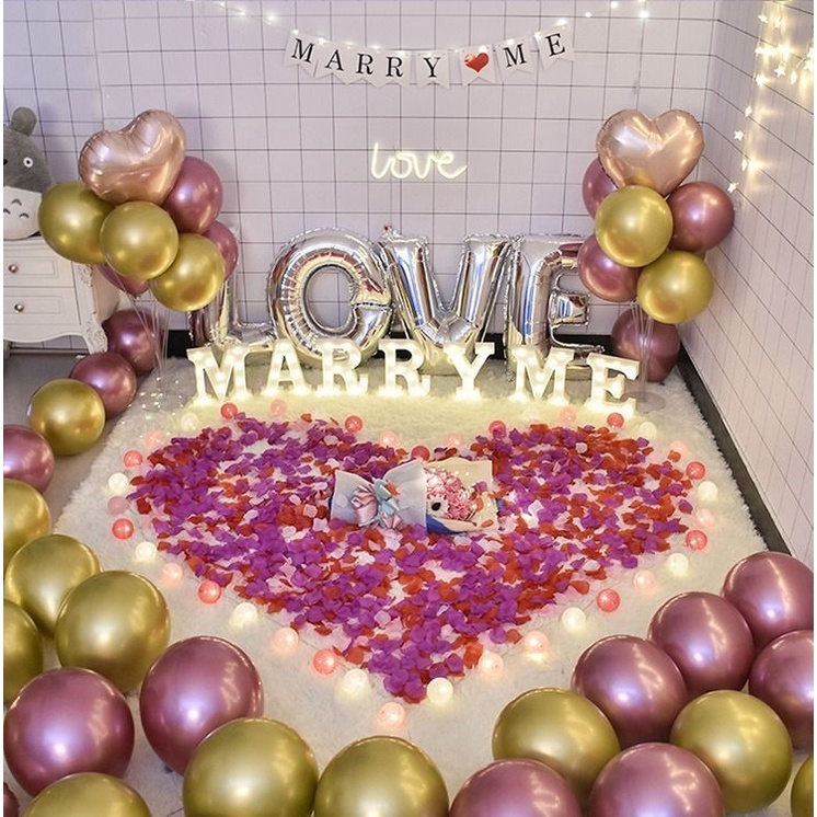 FebuLuv 💕 METAL MARRY ME PROPOSAL PACKAGE | Shopee Malaysia