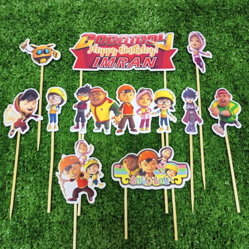 Cake Topper Tema Boboiboy | Shopee Malaysia