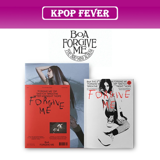 BOA - FORGIVE ME Photobook Ver. (3rd Mini Album) | Shopee Malaysia