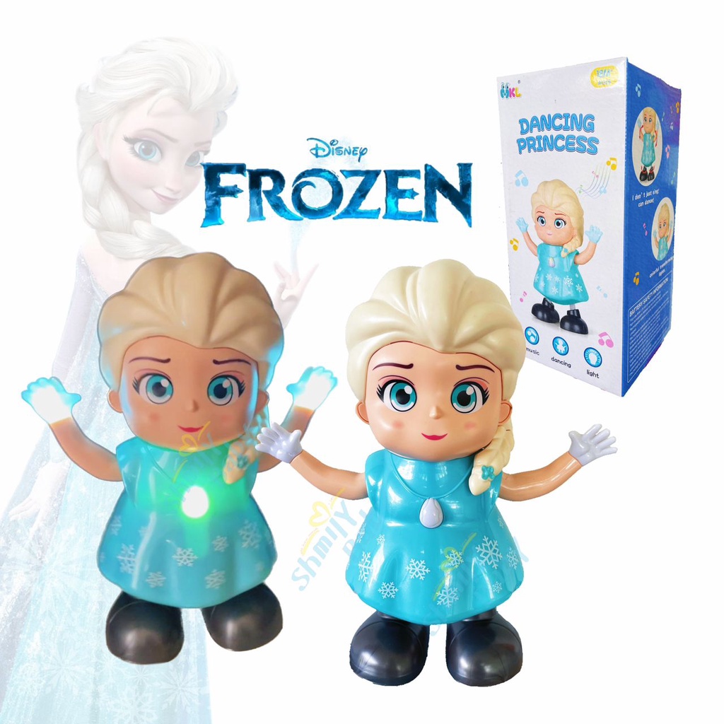 Frozen Elsa Anna Snow White Princess Dancing Dance Robot Toys Girl ...