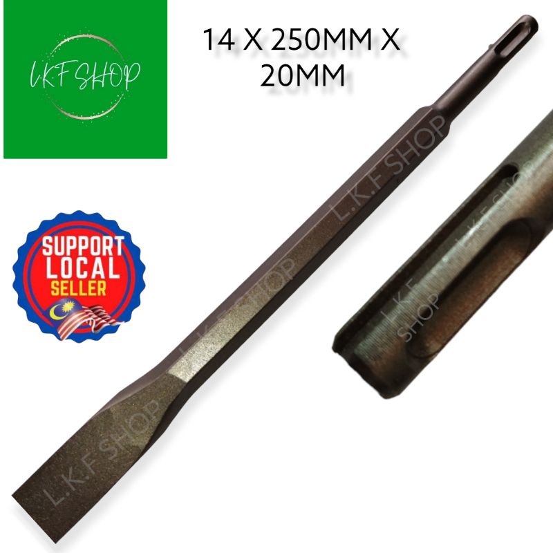 Sds Flat Chisel 14 X 250mm X 20mm | Shopee Malaysia