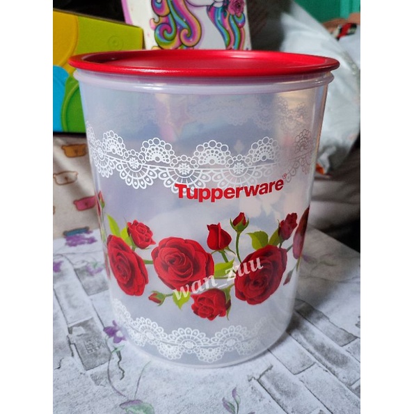 Tupperware Royal Red Rose One Touch 5.5L | Shopee Malaysia