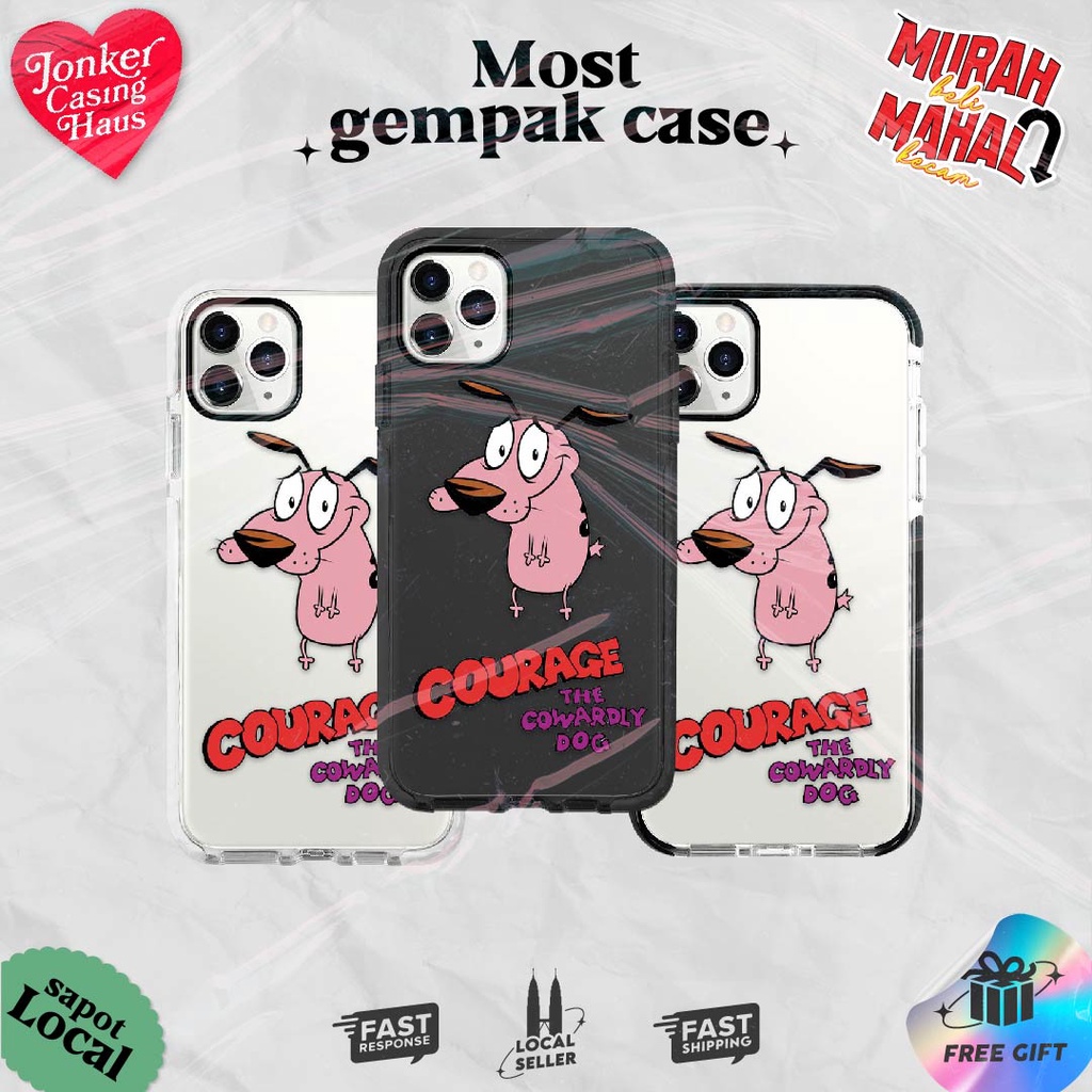 COURAGE THE COWARDLY DOG (CARTOON NETWAORK SERIES) Bumper Case Casing ...