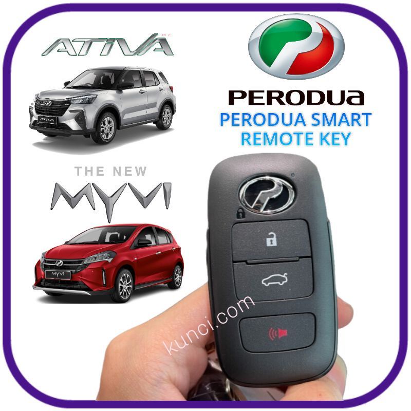 100% ORIGINAL PERODUA MYVI ATIVA SMART REMOTE KEY | Shopee Malaysia