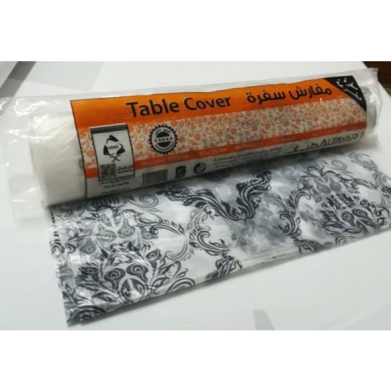 Table Cover Penutup Meja سفرة مائدة Al Tayar Disposable Table Cover ( Sofra ) 85x100cm 40pcs ...