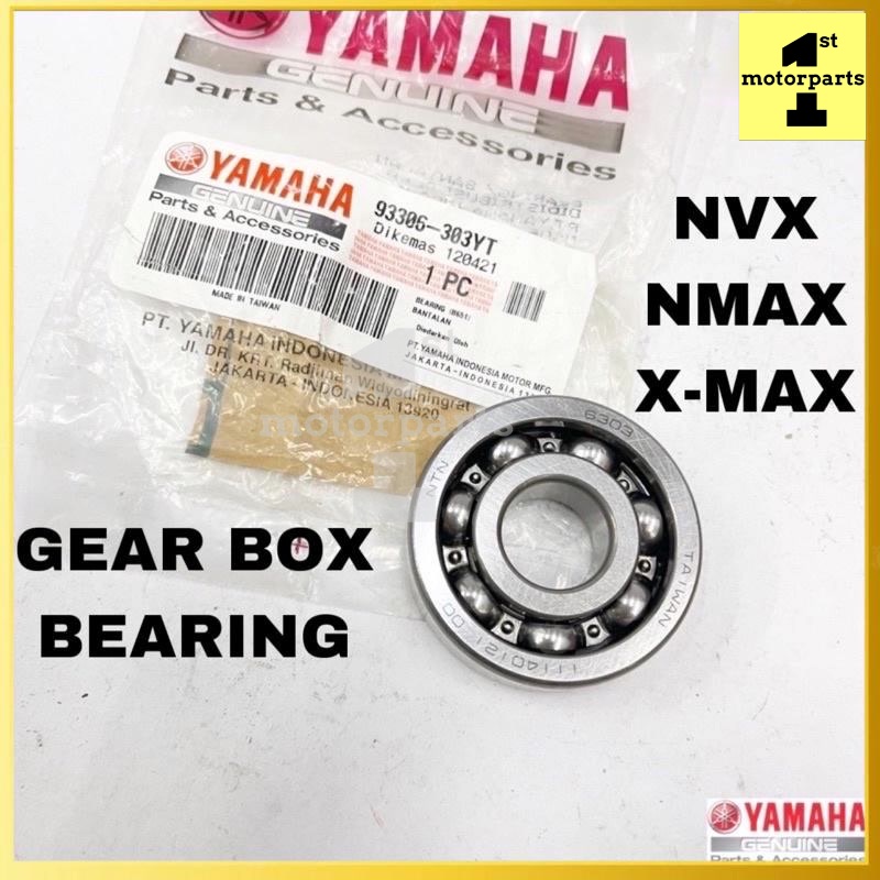 [100% ORI YAMAHA] NVX155 NVX NMAX XMAX 250 BEARING (6303) REAR AXLE ...