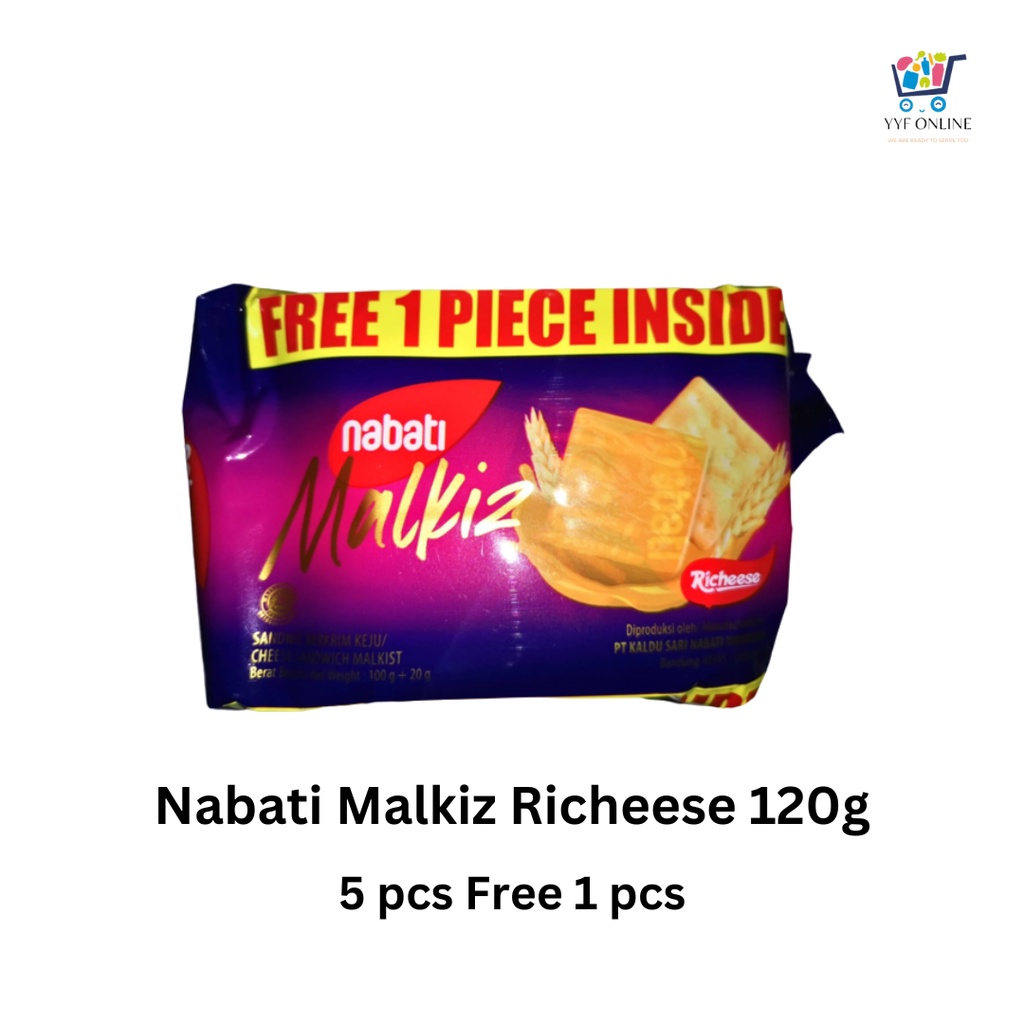 Nabati Malkiz Richeese Cheese Sandwich Biscuit(120g) | Shopee Malaysia