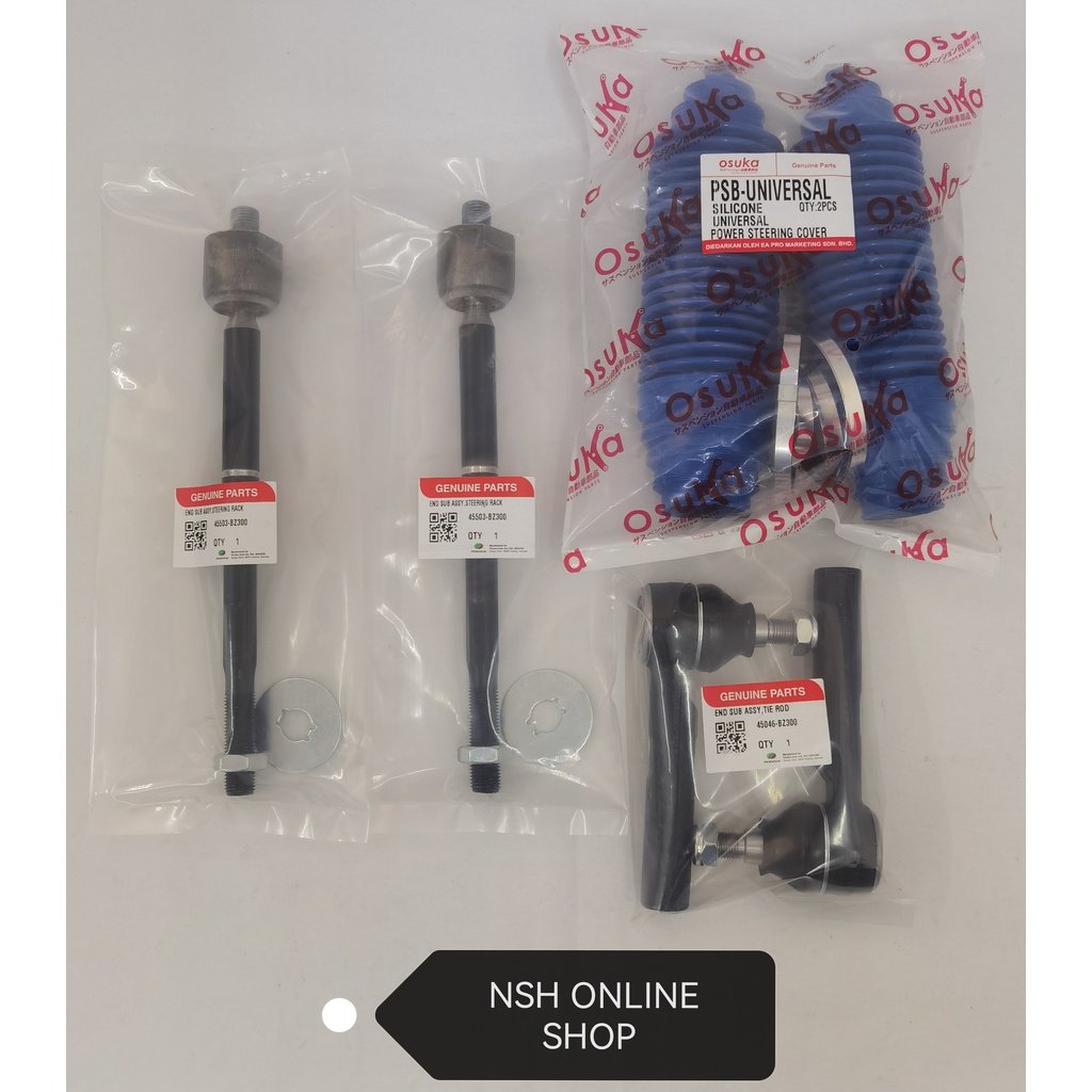 Tie Rod End+Rack End+Steering Boot Cover (OEM) for Perodua Myvi D20N ...
