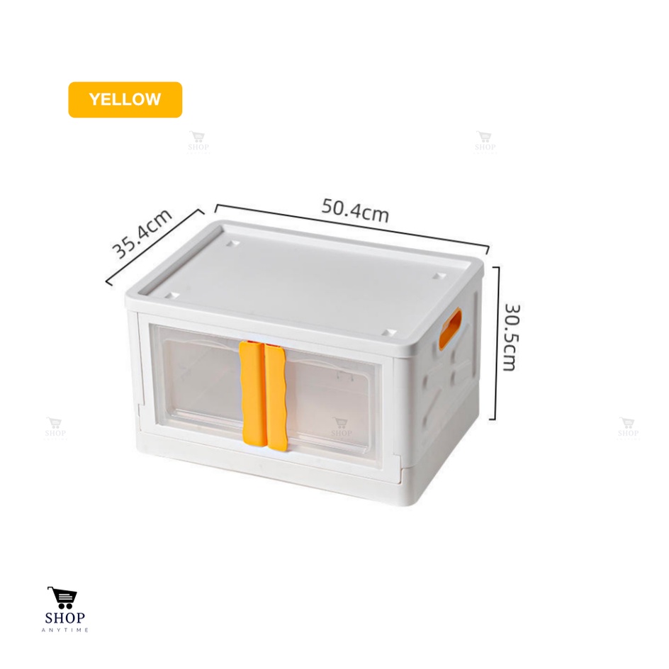 Modern Storage Box with Large Capacity 2 Door Design | 60L Storage ...