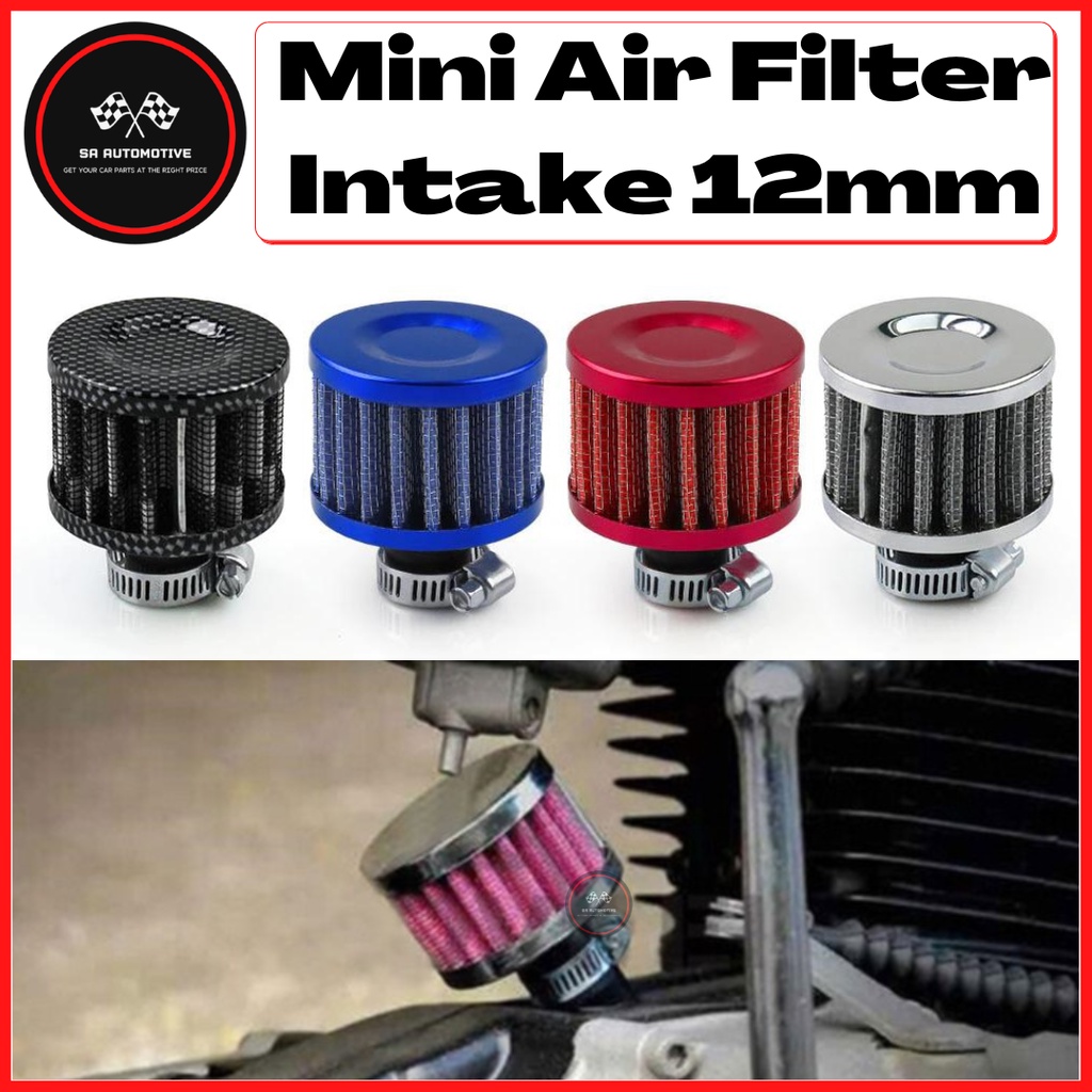 Universal Racing Mini Air Filter Intake Super Power Flow Air Filter ...