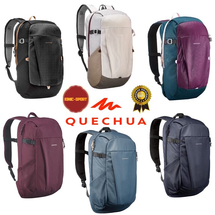 Quechua Backpack 20L Multifunction Daypack NH 100 Teens Adult Backpack ...