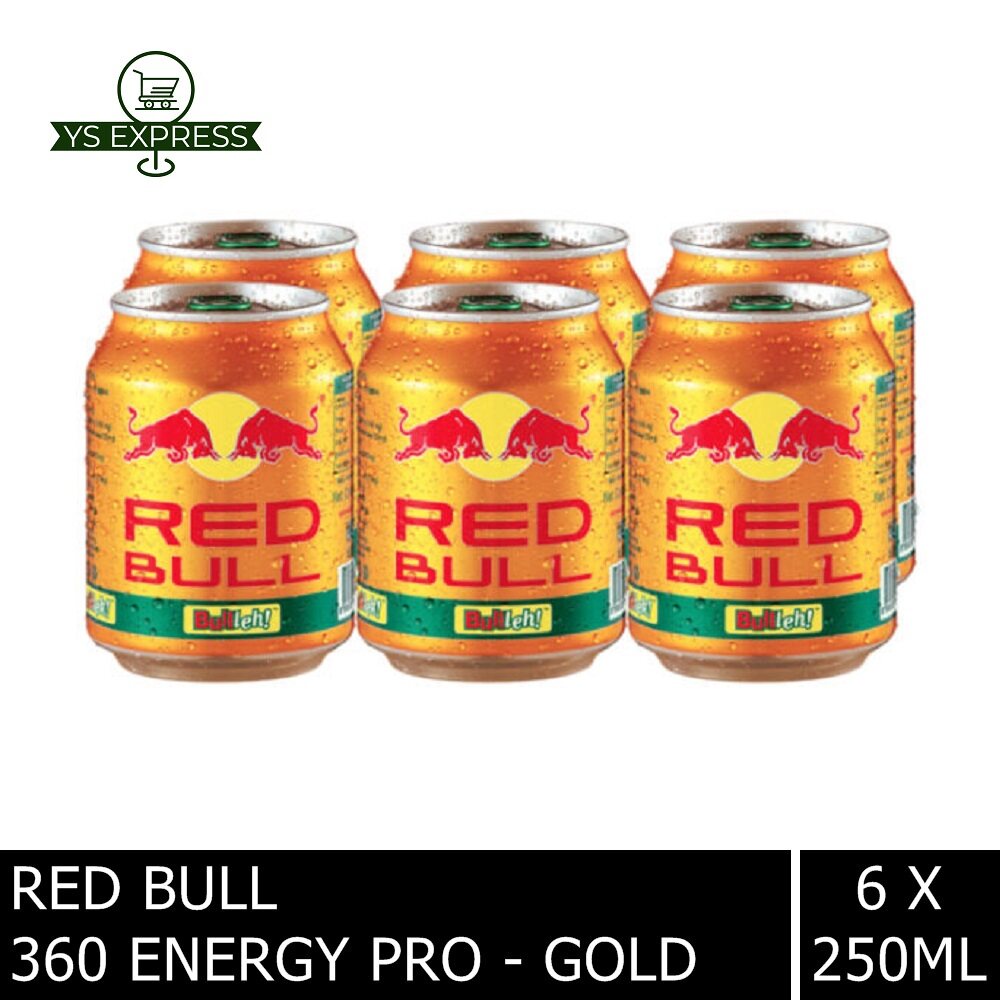 RED BULL 360 ENERGY PRO - GOLD 6 X 250ML | Shopee Malaysia