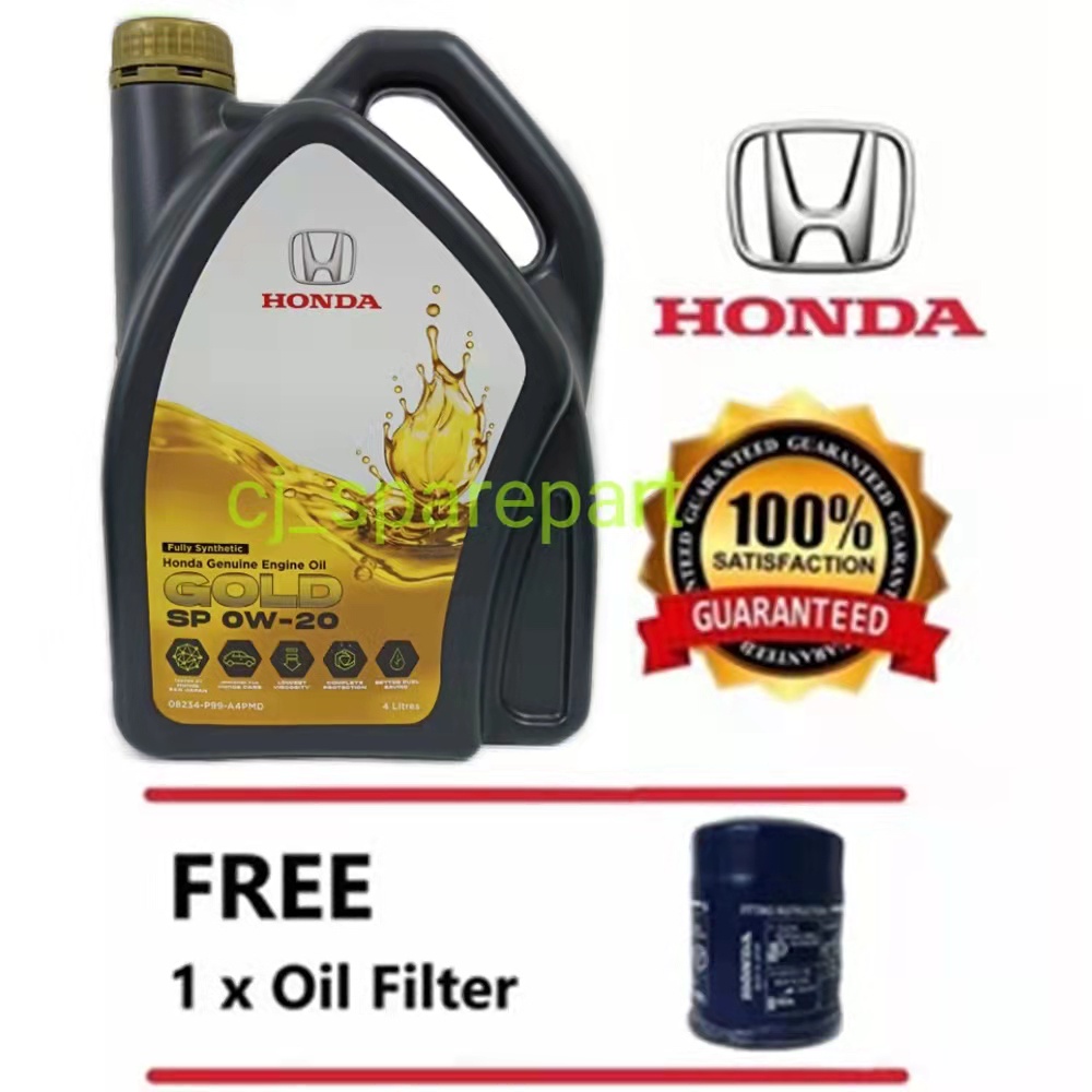 Honda New Packing Fully Synthetic Ultra Green SN 0W-20 0w20 Engine Oil ...
