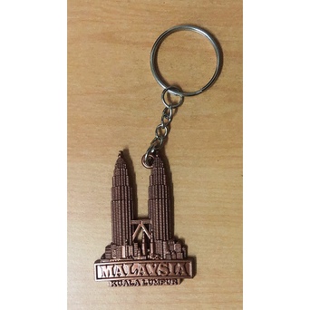 MALAYSIA KLCC Single Keychain Landmark Gift Souvenir **READY STOCK ...